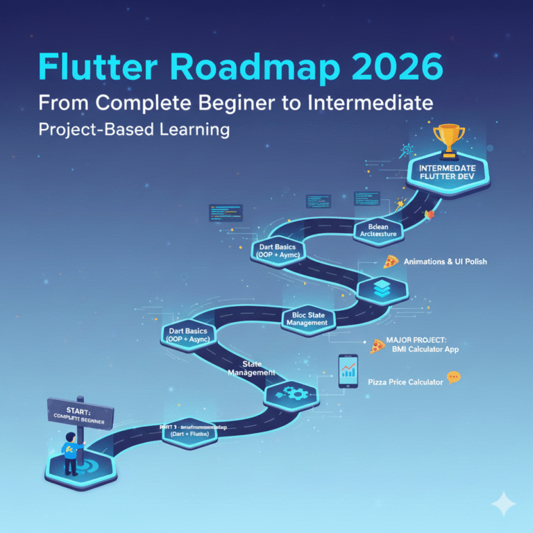рџљђ Flutter Roadmap 2026 вђ From Zero To Hero Project Based Learning